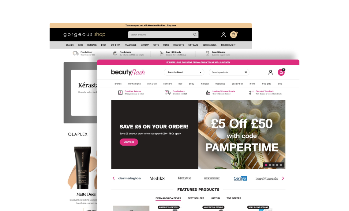 Gorgeous Shop: Beauty Ecommerce Website | Limely