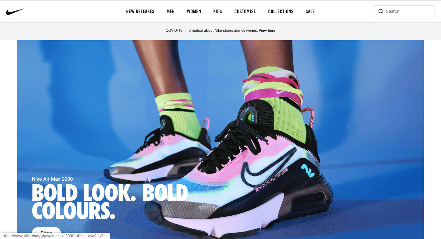 Top Sportswear Website Designs | Limely