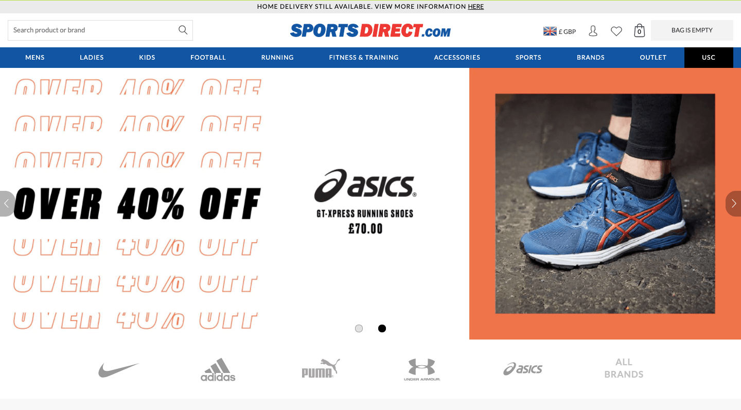 Top Sportswear Website Designs | Limely