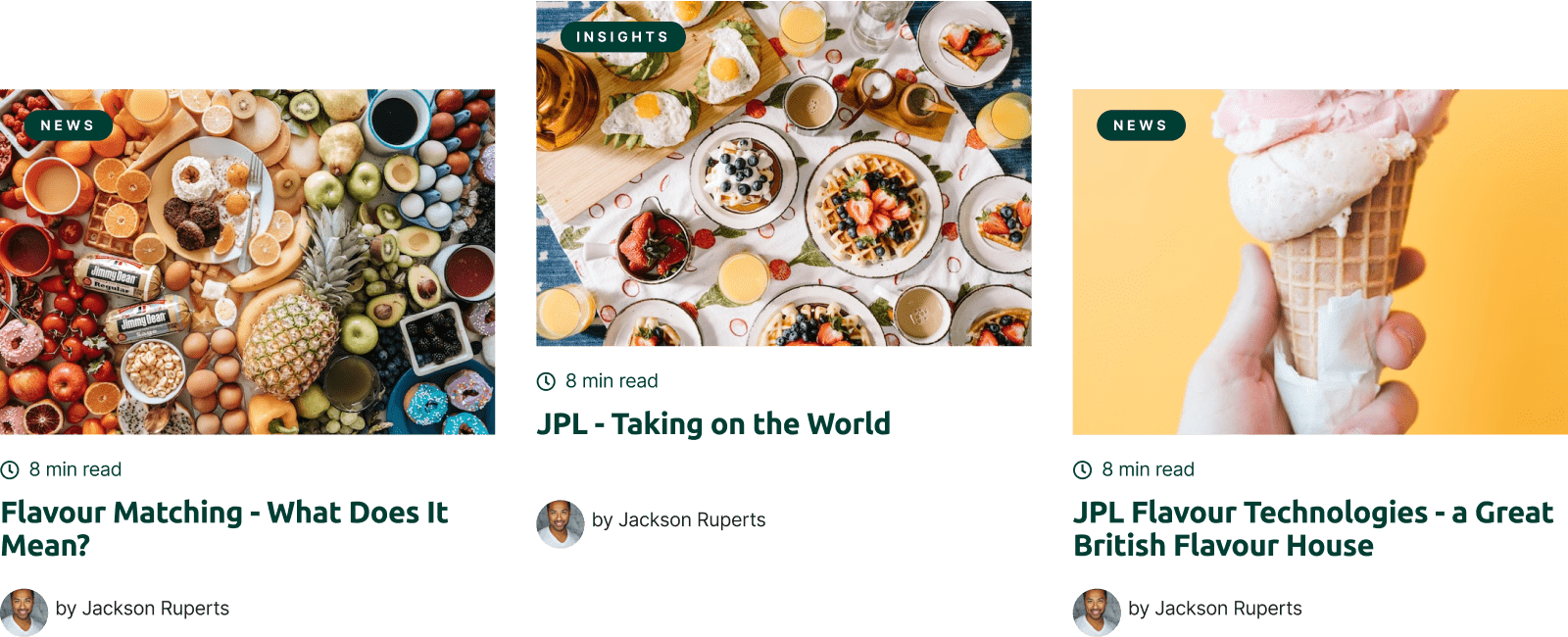 JPL Flavours: Website Case Study | Limely