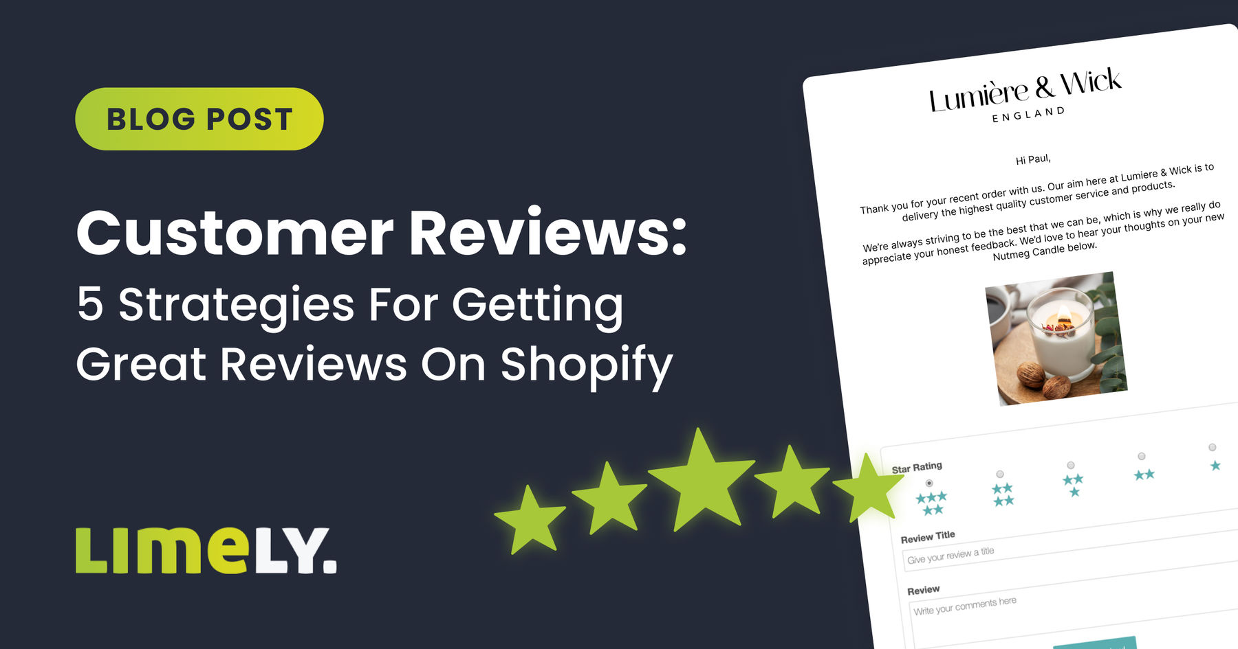 Customer Reviews: 5 Strategies For Getting Great Reviews On Shopify ...