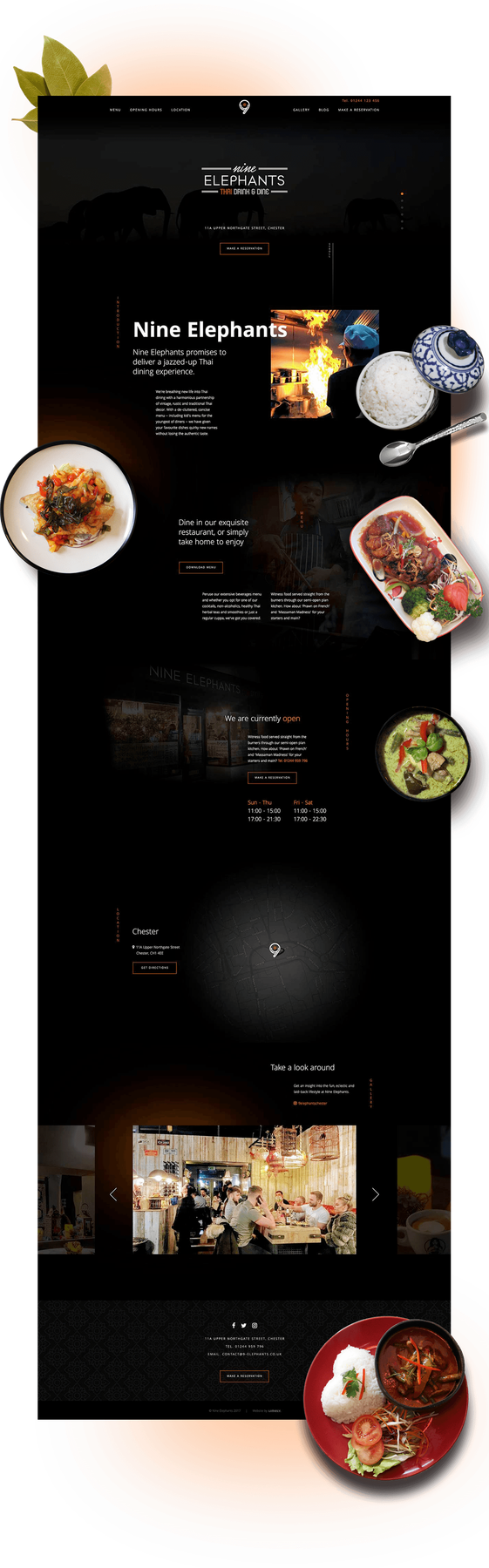 Nine Elephants: Restaurant Website Design Case Study | Limely