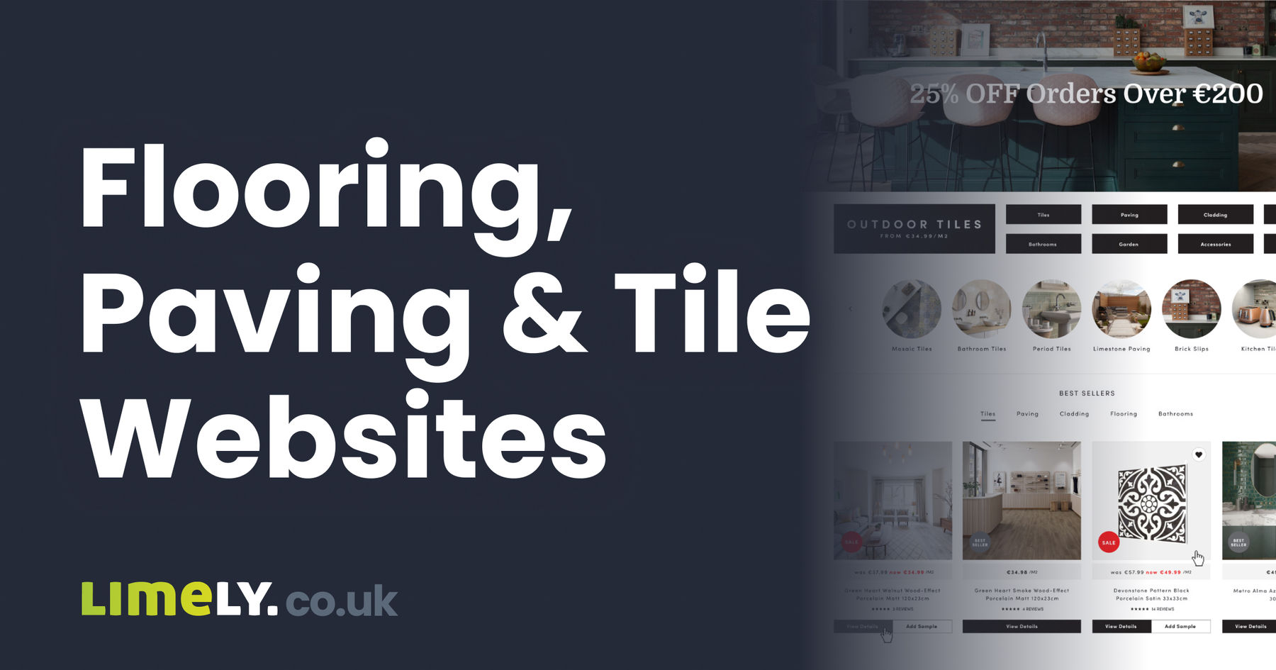 Flooring, Paving & Tile Websites | Web Design Expertise | Limely