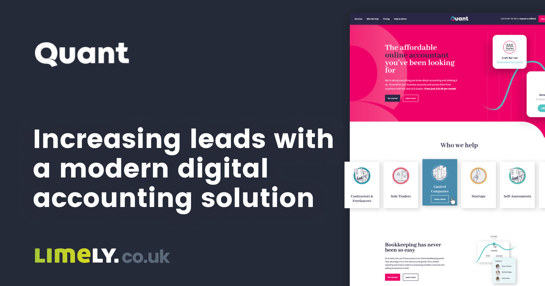 Quant Accountants: Website Case Study | Limely