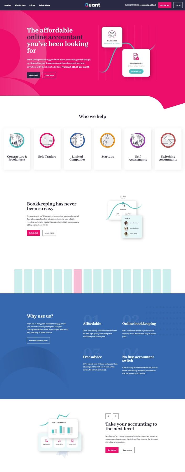 Quant Accountants: Website Case Study | Limely
