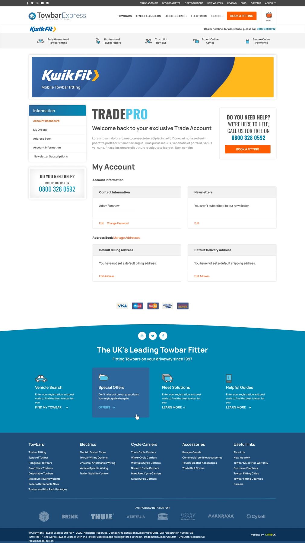 Towbar Express: Ecommerce Case Study | Limely